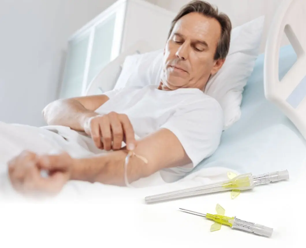 Iv Intravenous Cannula Disposable Iv Catheter With Wings - Buy Iv Cannula,Intravenous Cannula ...