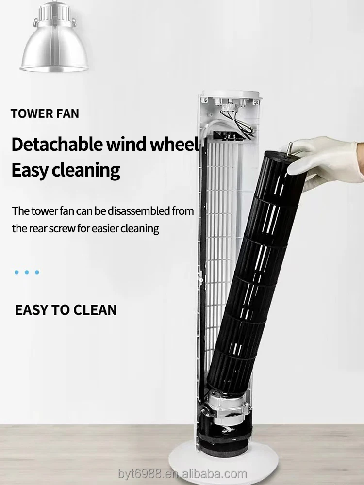 Pedestal Dc Floor Smart Rechargeable Standing Bladeless Circulating ...