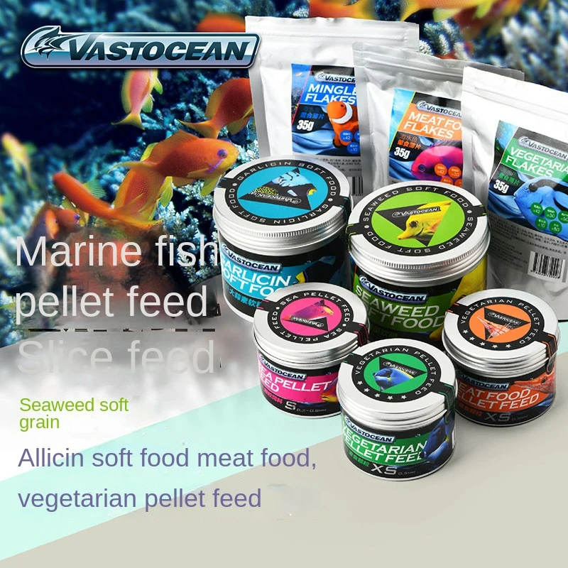VASTOCEAN Saltwater Fish Food - Sustainable & Nutritious