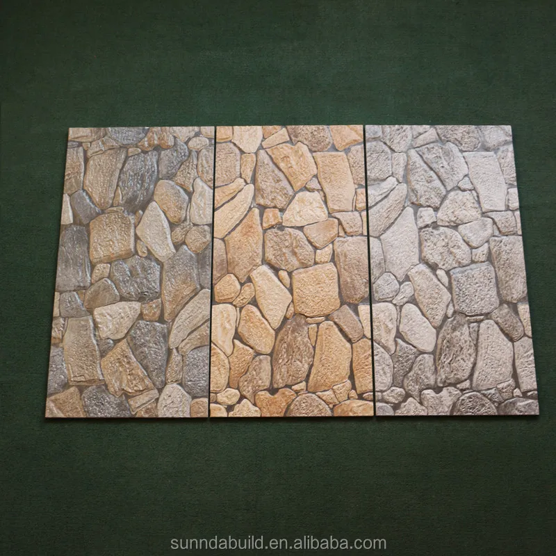 Sunnda Imitation Stone Exterior Wall Clad Porcelain Tile Price Rock ...