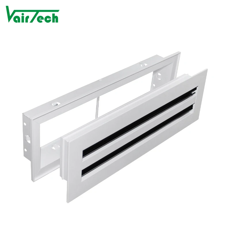 Hvac Aluminum Detachable Linear Slot Diffuser Adjustable Air ...