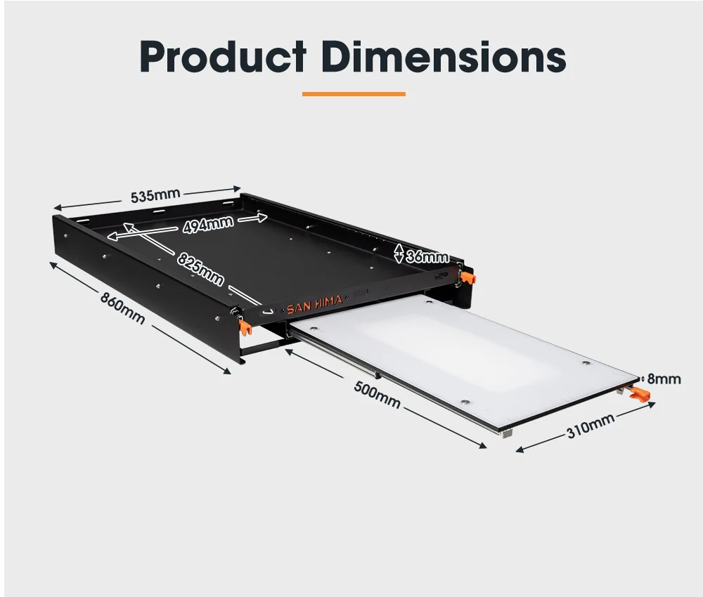 San Hima Full Extension 75l 4x4 Car Refrigerator Freezer Slide Easy ...