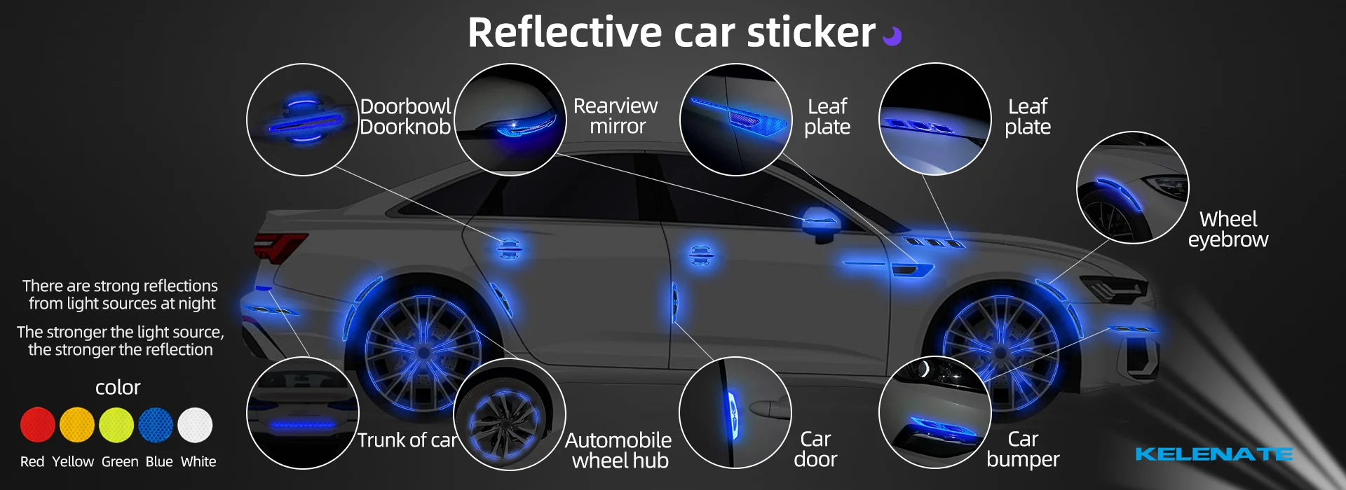 Universal Car Door Handle Bowl Scratch Sticker Protector