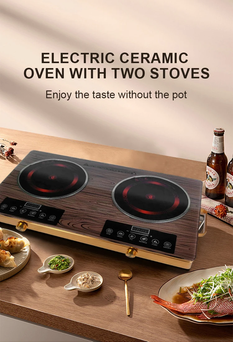 Electric Pottery Built-in 2 Burner Electric Ceramic Stove - Buy ...