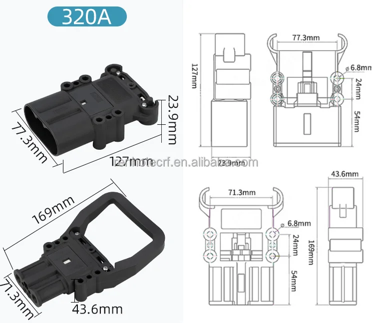 REMA Forklift Power Connectors - Reliable 80A, 160A, 320A