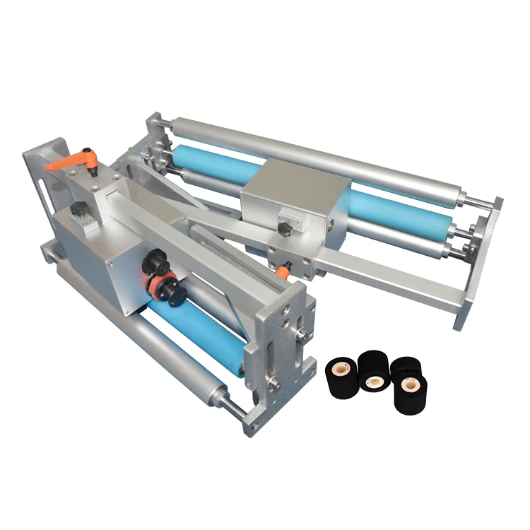 White Hot Ink Roll Manual Stamping Machine - Dry Ink Rolls