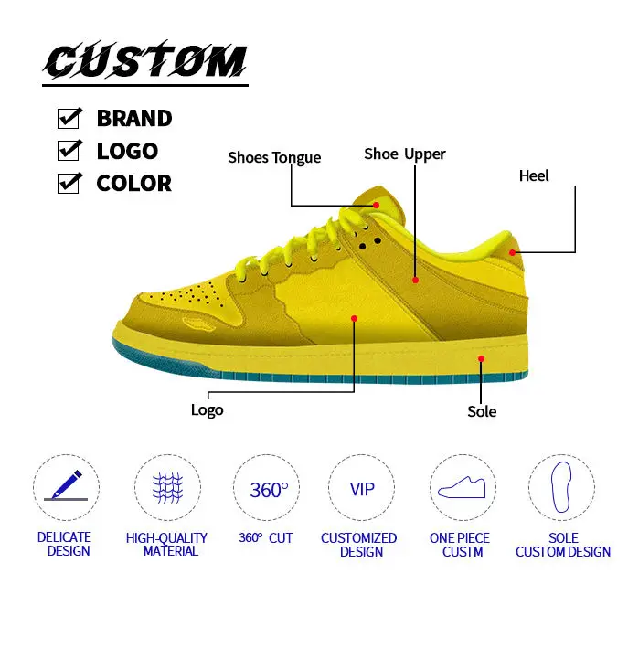 Factory Support Customized Logo Pattern Sneakers Running Shoes ...