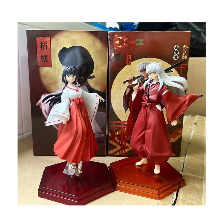 Anime InuYasha Figure Kagome Higurashi Kikyo Action Figure Sesshomaru ...