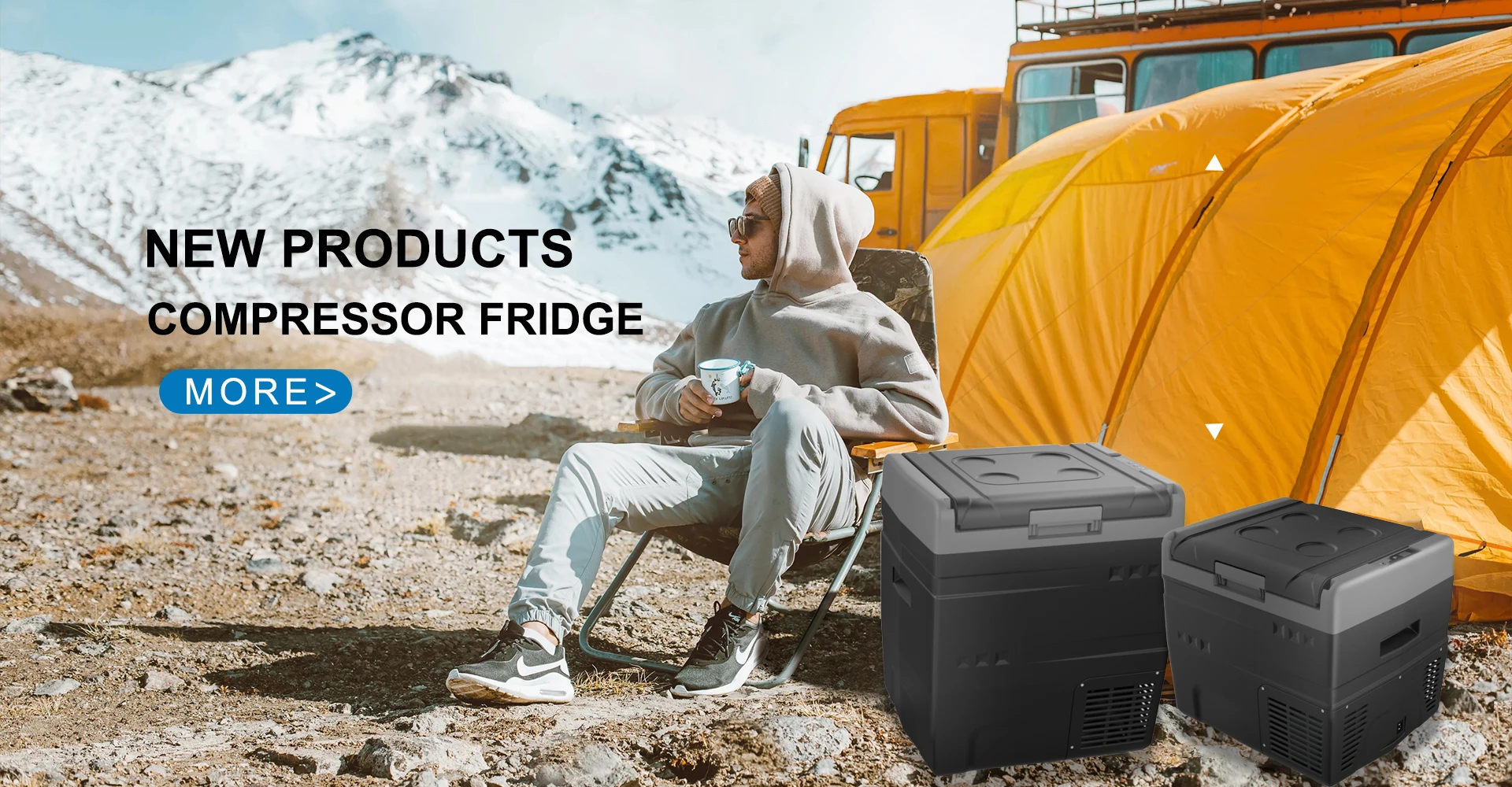 30l Portable Mini Compressor Outside Camping Car Fridge Freezer Cooler ...