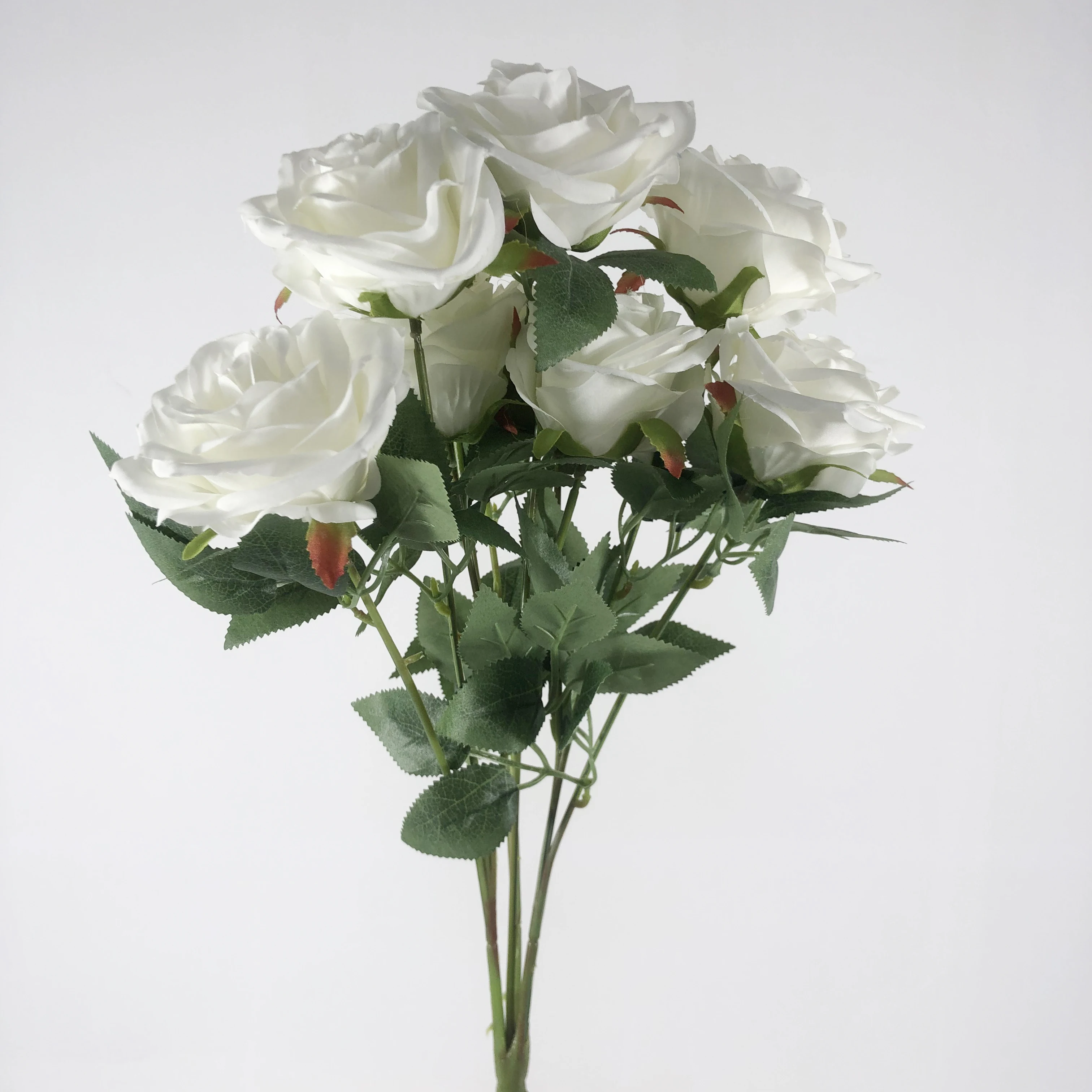 K-0584 Flores Artificial White Flowers Rose Artificial Single Hydrangea ...