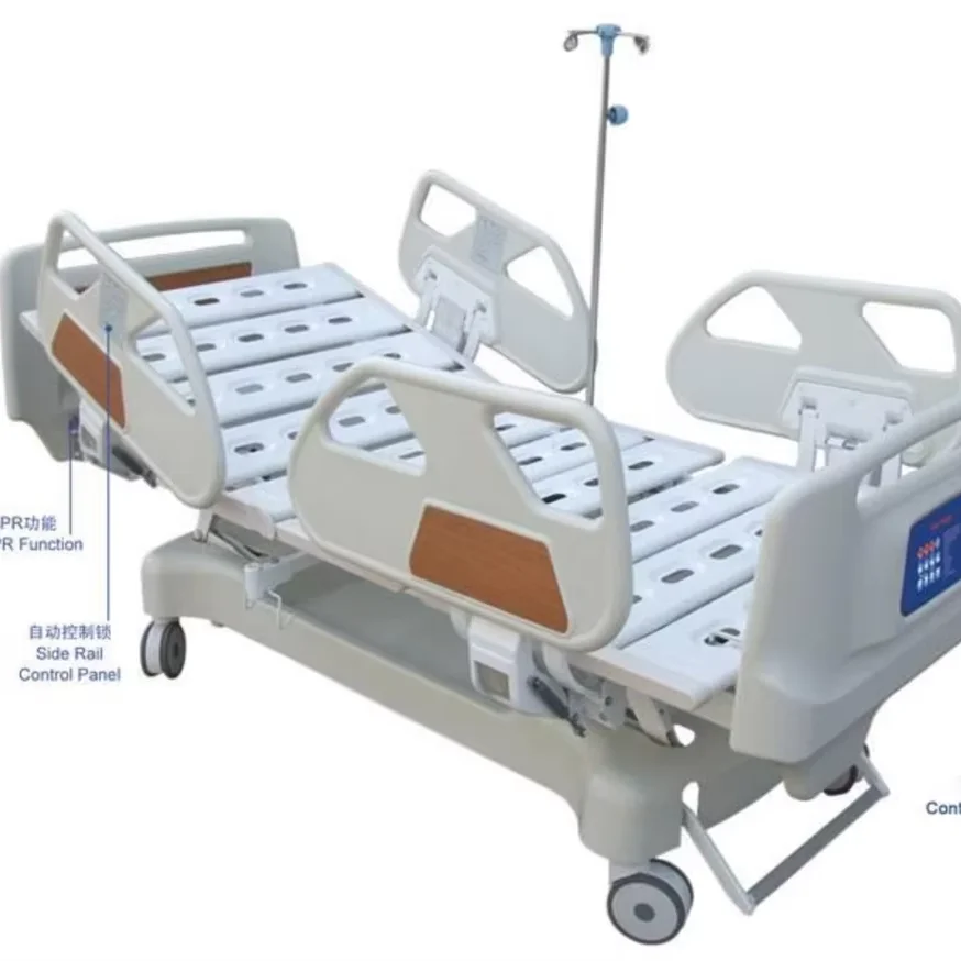 MT MEDICAL medical patient bed 5 function ICU electric hospital bed ...