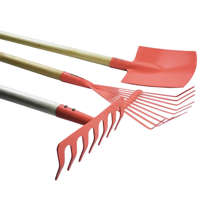 Wooden Hand Steel Pole Hand Leaf Land Clearing Different Types Of ...