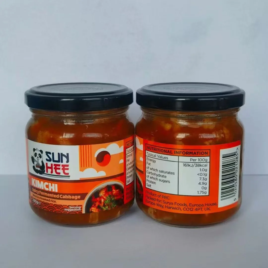 Professional Factory Wholesale Premium Korean Kimchi in Tin Can Ideal ...