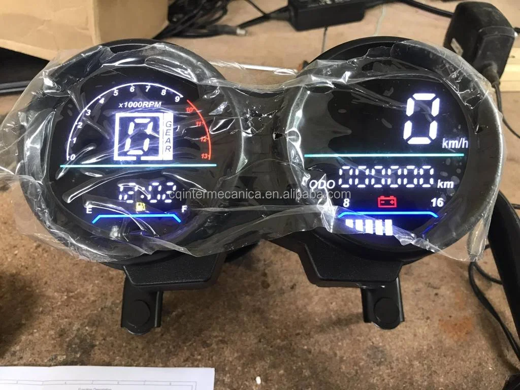 New Arrive Motorcycle Digital Meter Kilometer Dashboard Speedometer ...