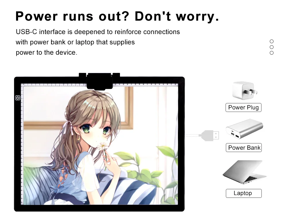 Factory Oem/odm Led Tracing Pad Graphic Drawing Led Light Pad Dimming ...