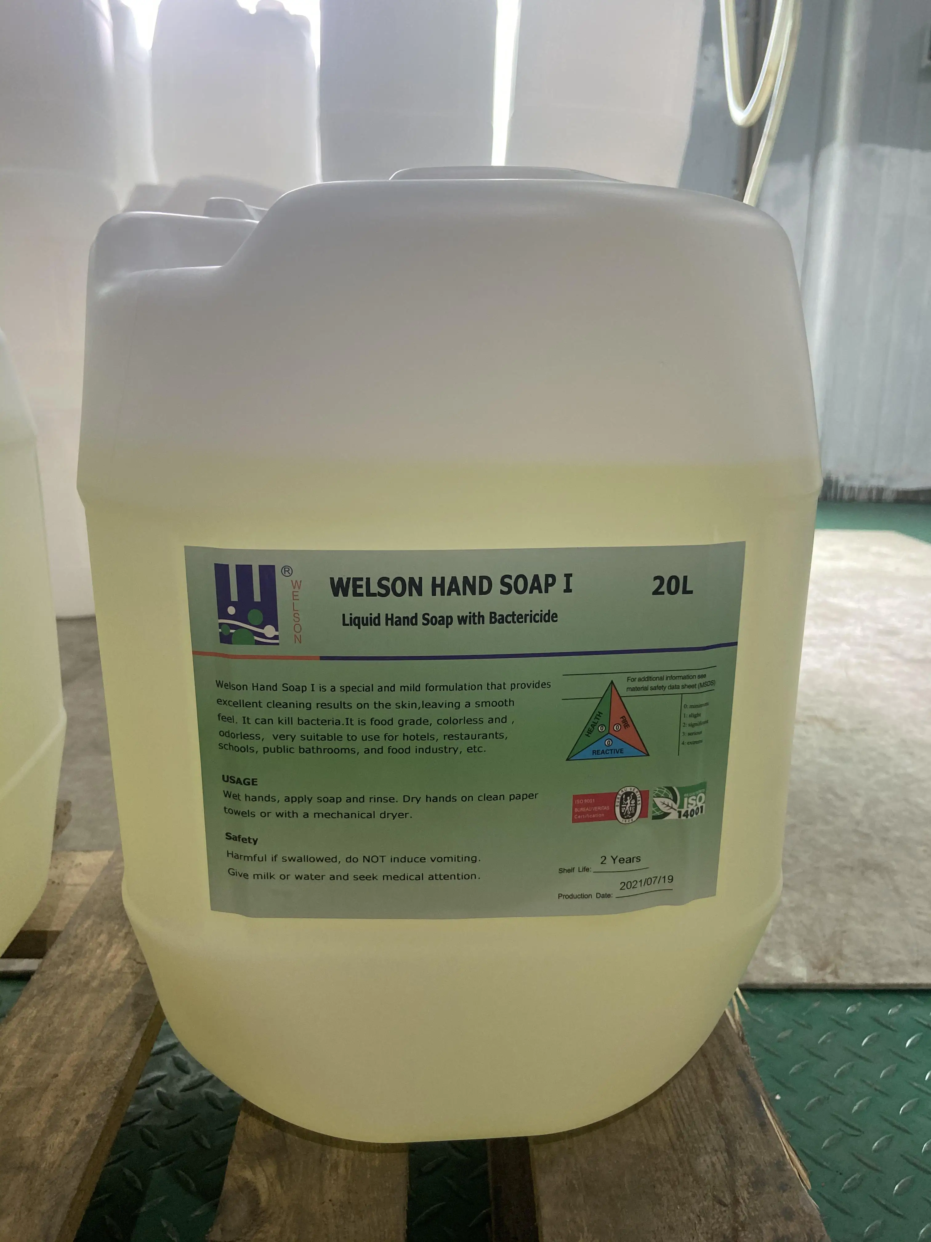 Colorless Odourless Food Grade Liquid Hand Soap with Bactericide