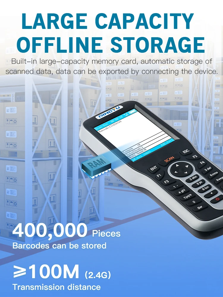 Industrial Handheld Barcode Scanner for Tablet PC Inventory Management ...