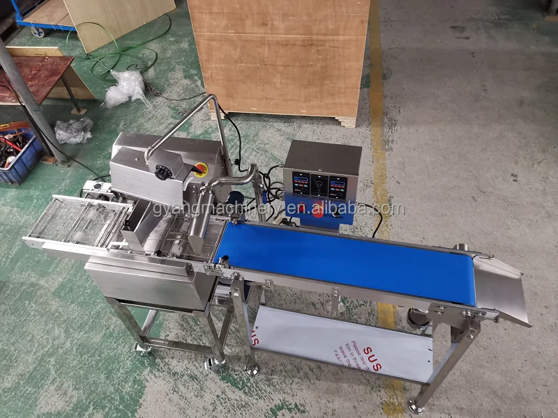 Large Capacity Chocolate Bar Making Machine Automatic Chocolate Coating ...