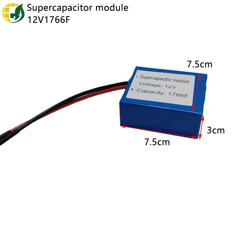 YKY 12V1766F Supercapacitor Battery Module in Starter and Running ...
