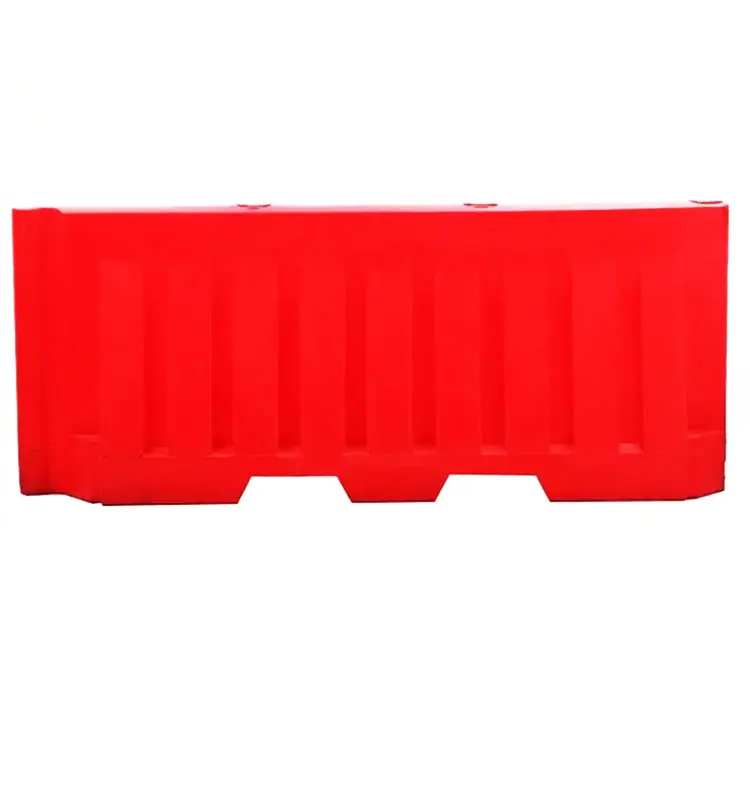 Red HDPE Plastic Road Safety Water-Filled Traffic Barriers Block ...