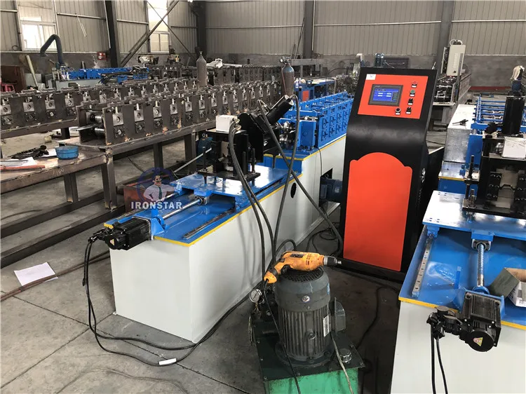 Rack Steel U Roof Angle Lap Joint Sheet Making Roll Forming Machine ...