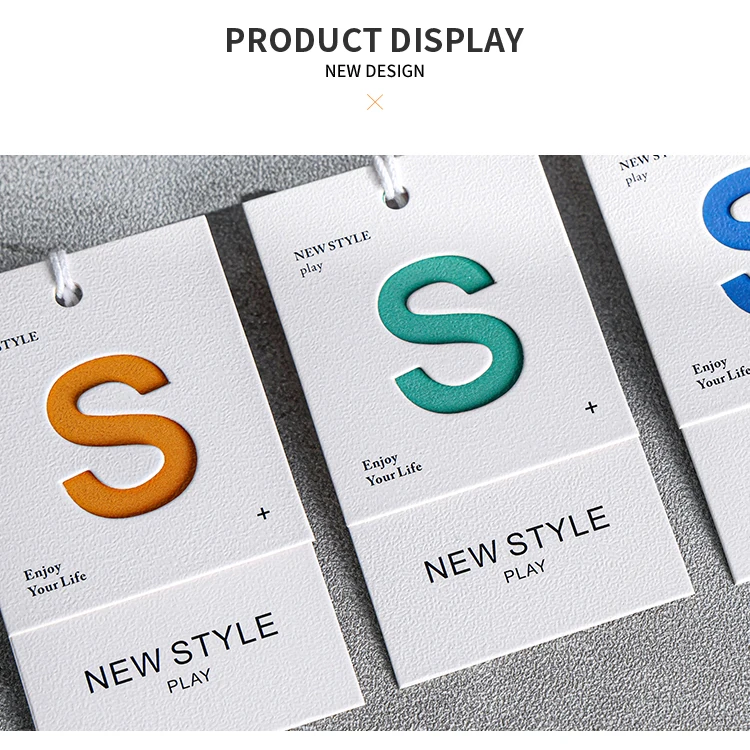 Custom Print Paper Hangtags - Sustainable Garment Tags