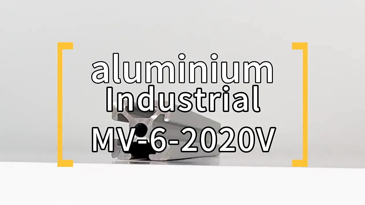 Industrial T-slot Aluminum Extruded 6000 Series Alloy Angle 2020 V-slot Anodized Aluminium ...