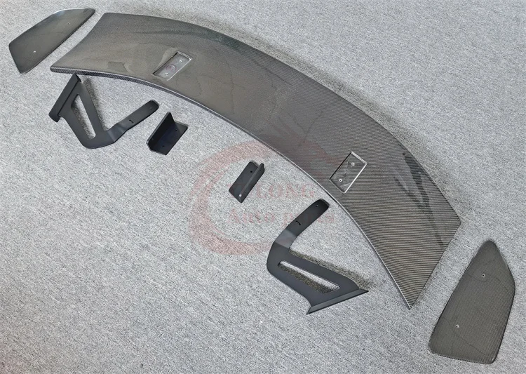 Porsche 981 Gooseneck Carbon Fiber Rear Spoiler - YL Brand