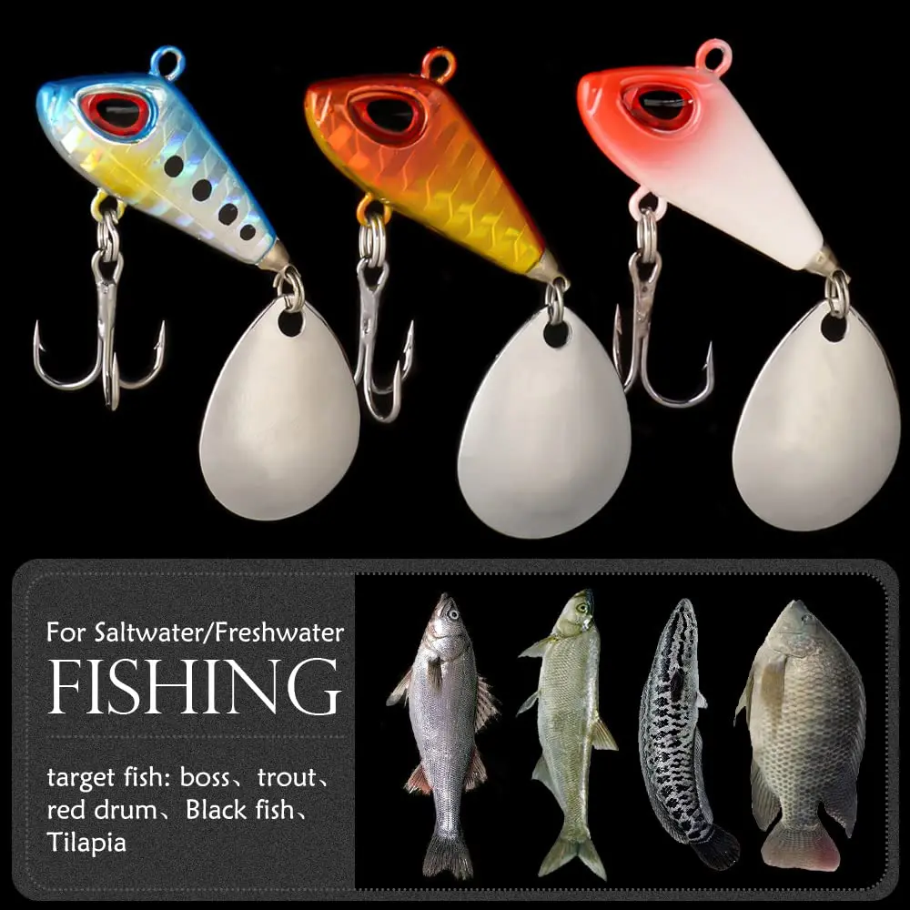 6g/10g/16g/24g Fishing VIB Artificial Metal Spinner Hard Bait Spoon Lure| Alibaba.com