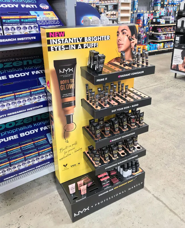 Customized Eyelash Lash Lipstick Display Stands - Leader Display