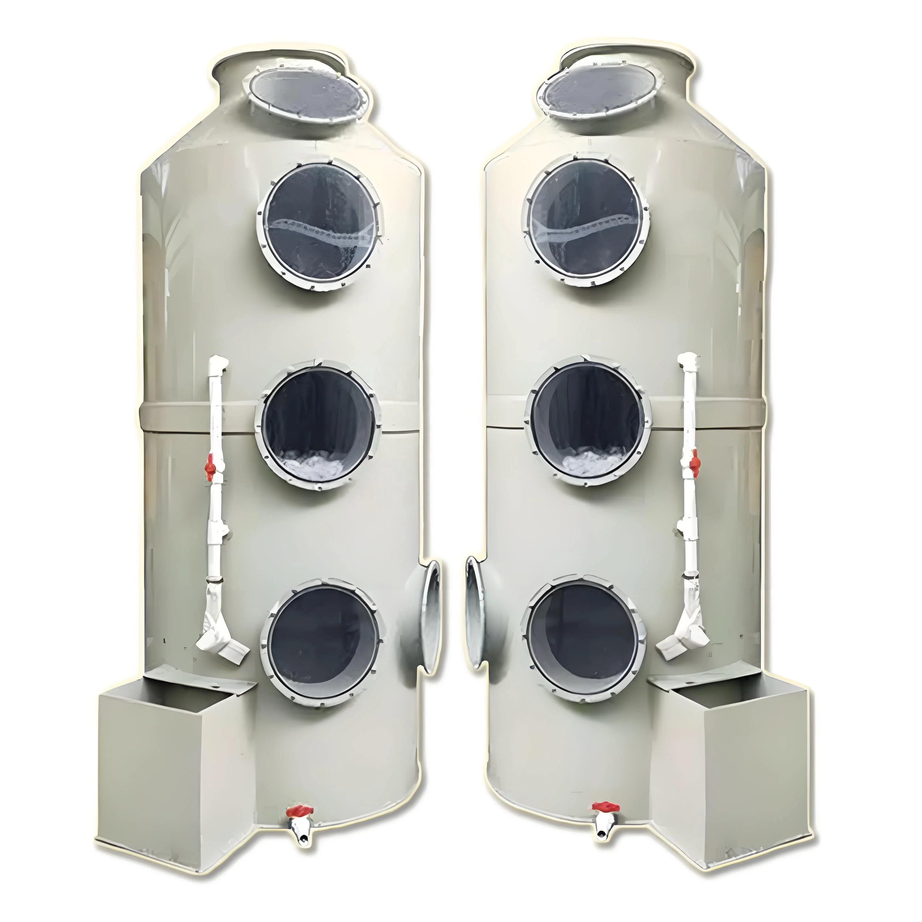 High Temperature Flue Gas Absorption Column Industrial Waste Gas ...