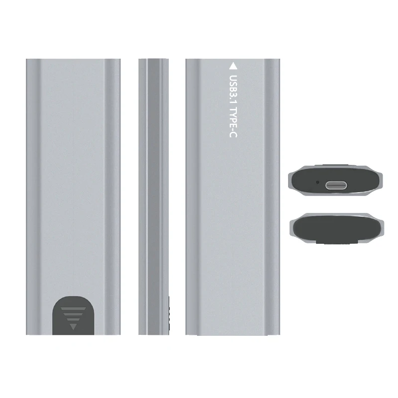 Aluminum M2 Ssd Case Hdd Housing Enclosure Computer Black Usb Color Box ...