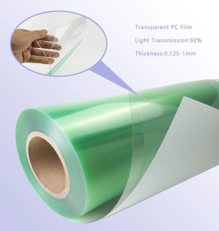 0.125mm to 1mm Polycarbonate Film - Clear, Durable, Versatile