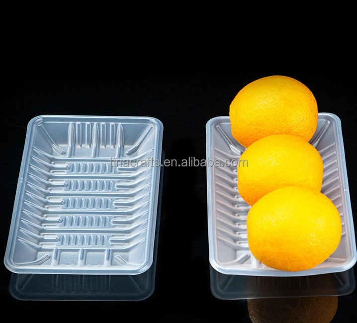 Disposable Plastic Vegetable Trays Transparent Pet Vegetable Fruit ...