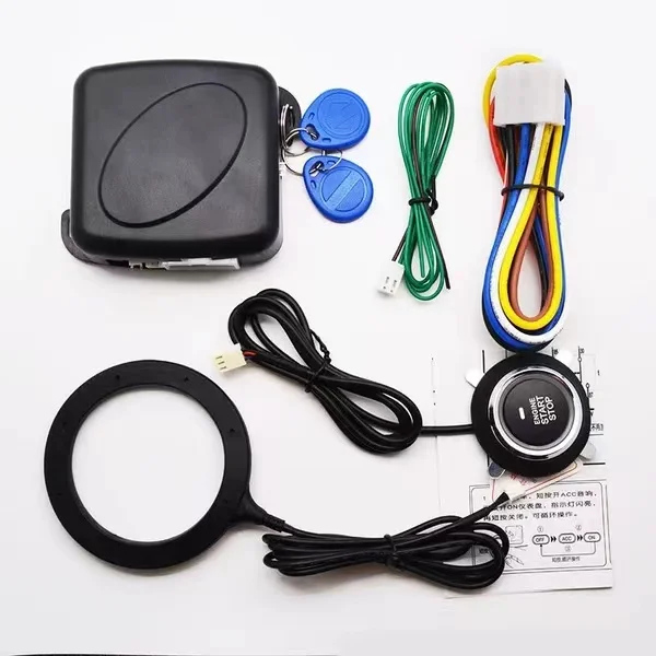 Anti-theft switch Start Stop Buttons Car Starter Switch Keyless ...