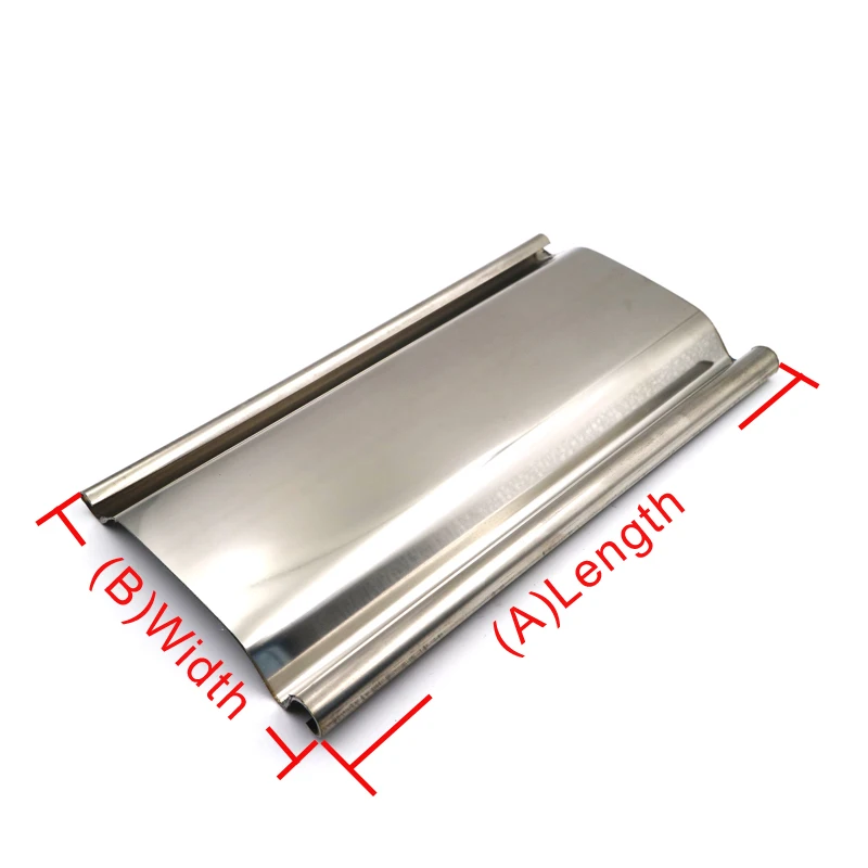 Good Quality Roller Shutter Door Component 23.3*13 Cm Galvanized Iron Rolling Up Profiles Slat ...