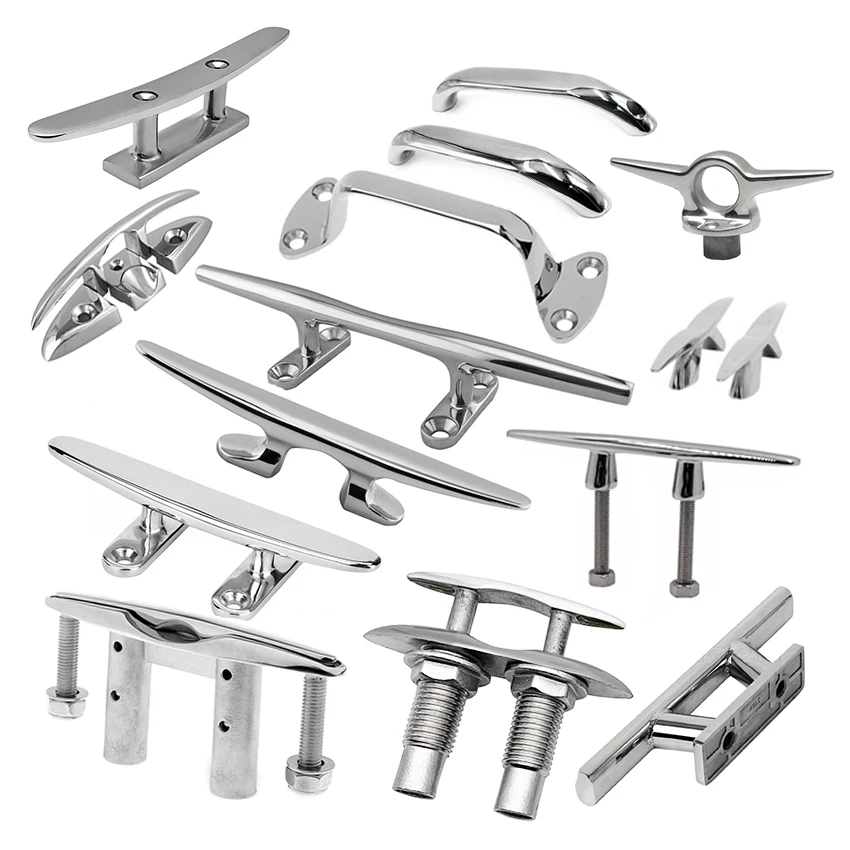 Boats Bollard Cleats Hardware Marine Cleat AISI316 Stainless Steel Boat ...