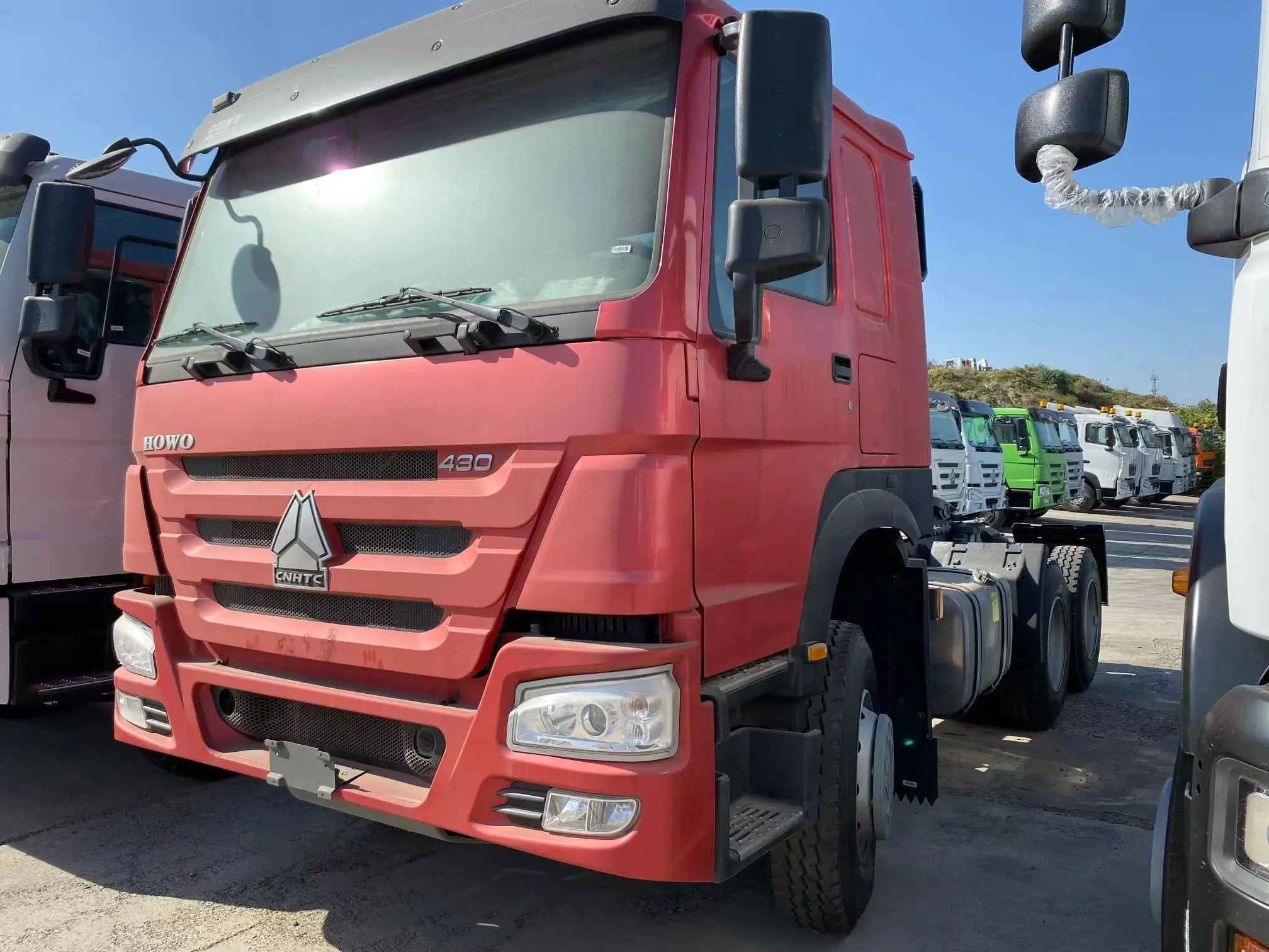 Sinotruck Howo 400hp Diesel Engine Motor 6*4 Tractor Truck - Buy ...