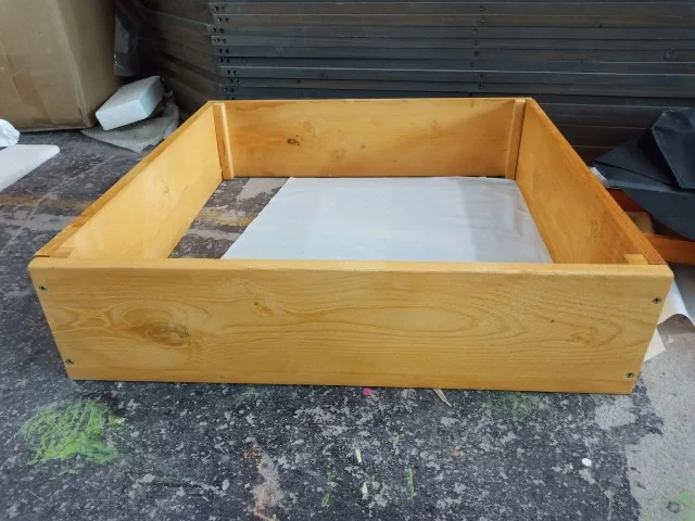 Outdoor Square Garden Wooden Planting Box And Raised Bed Non Woven ...