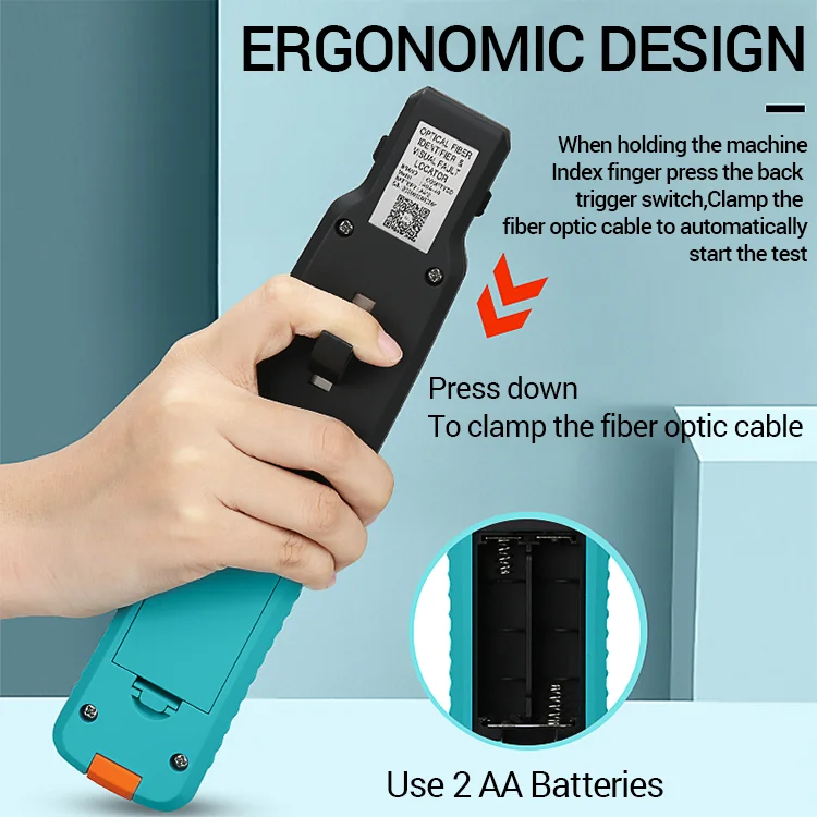 Mini Handheld Fiber Identifier AUA-40 800nm-1700nm SM and MM Cables ...