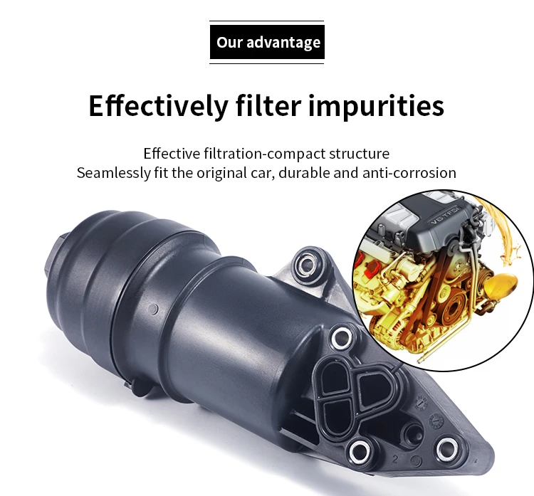 Engine Oil Filter Housing For A4 A5 A6 A7 A8 Q5 Q7 Touareg 3.0t Oem ...