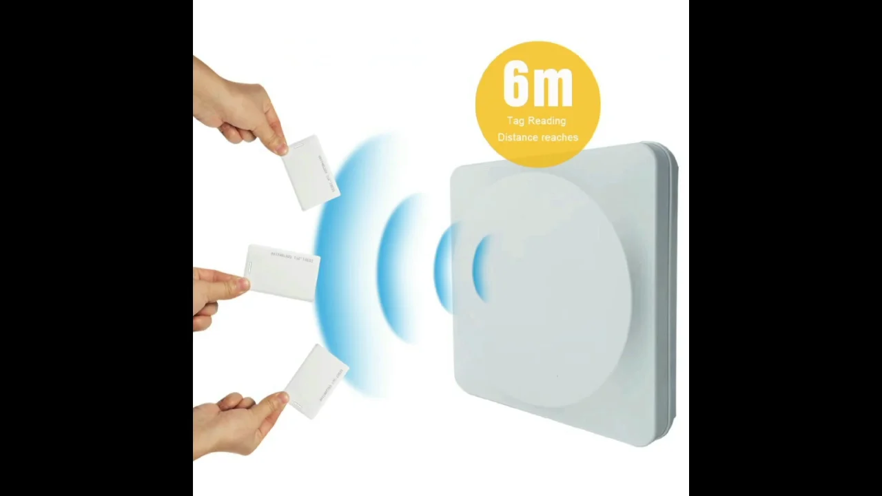 6m Long Range Uhf Rfid Reader 8dbi Integrated Uhf Reader Massive Tags ...