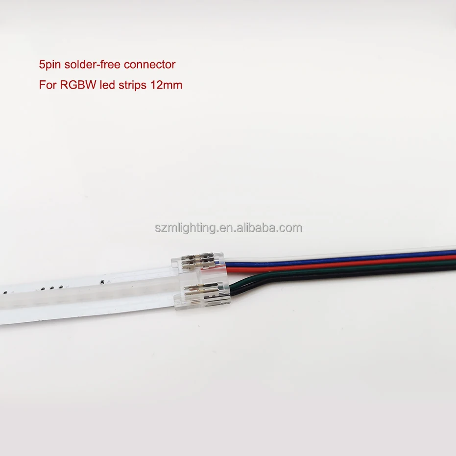 5 Pin LED Strip PCB Connector for RGBW COB LED Strip Lighting| Alibaba.com