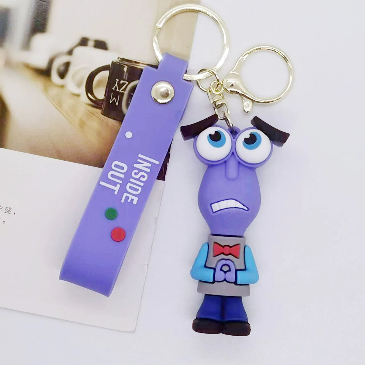 Soft PVC Keychains - Creative Cartoon Designs for Gifts