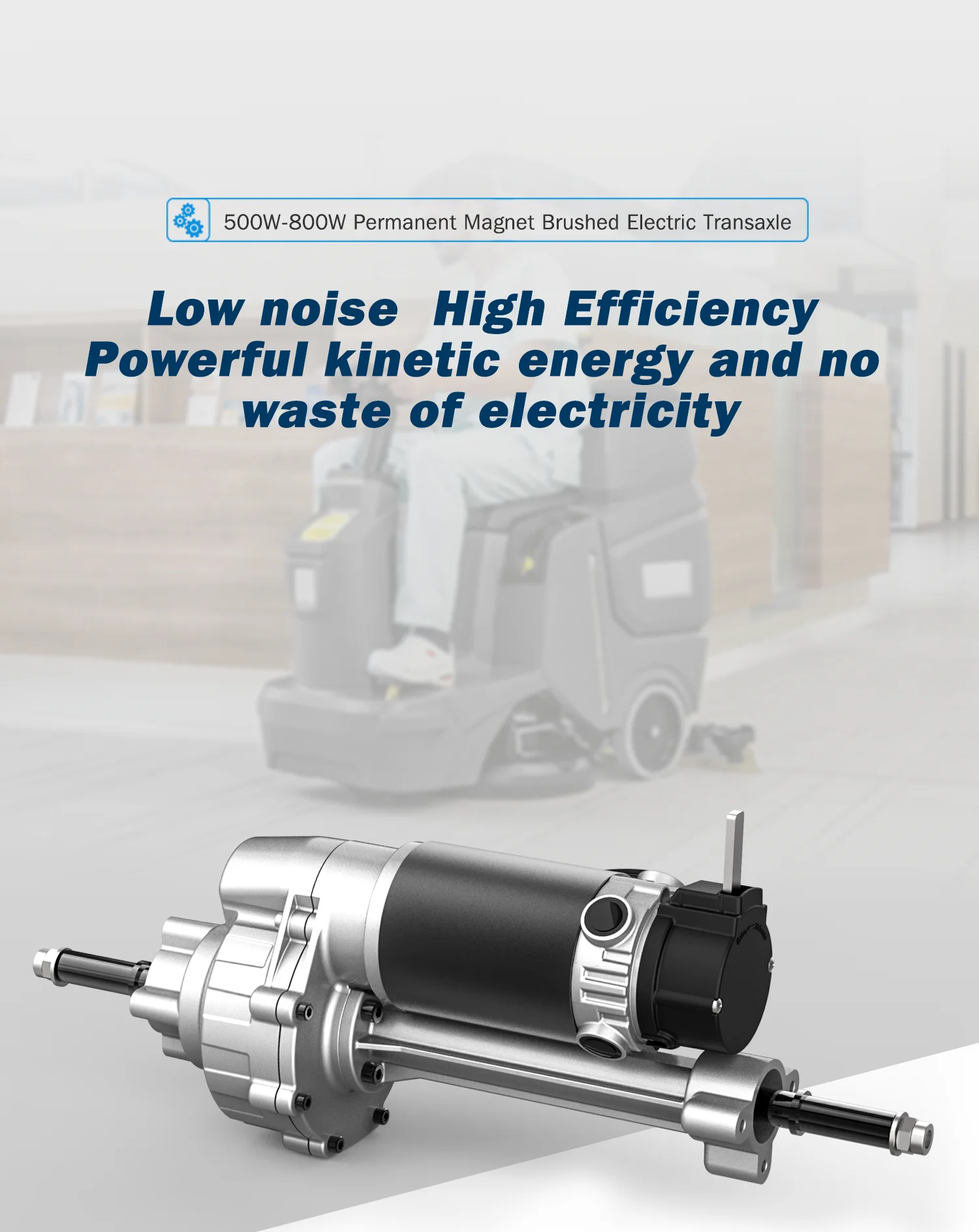 Electric Tricycle Gear Dc 24v Motor Transaxle 500w 600w 800w Electric ...