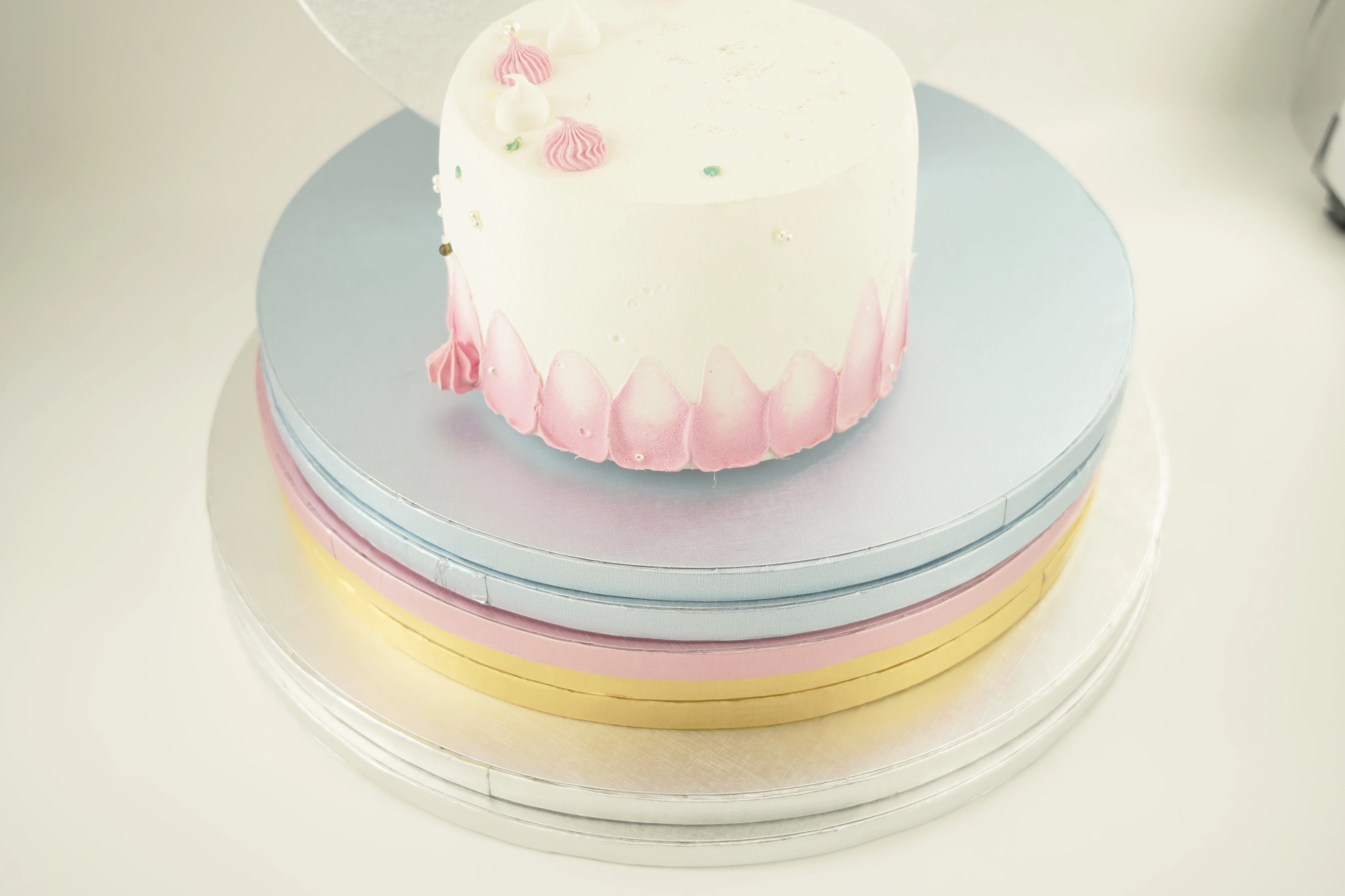 Custom Personalized Round Wood Pattern Rose Cake Boards Mdf Cake Base ...