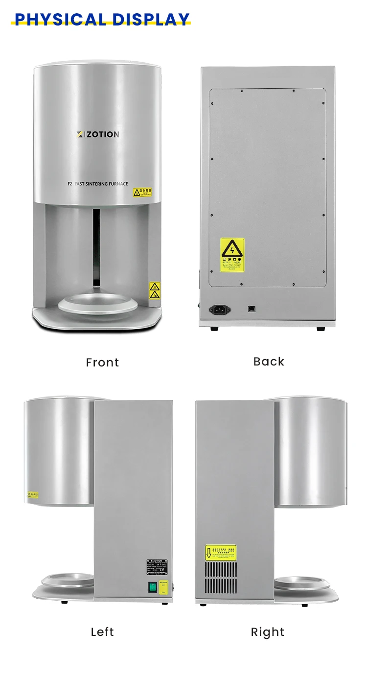 High Speed 100 Degree per Min Dental Zirconia Disc Sintering Furnace Oven