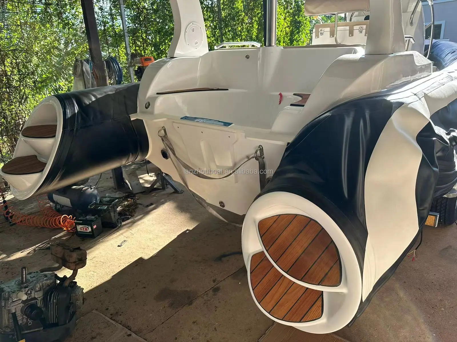 15.8 Feet RIB480 Fiberglass Rigid Inflatable Leisure Boat