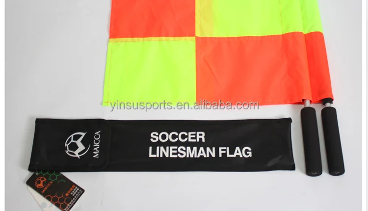 Football Linesman Flag Hand Signal Referee Flag Match Flag ABS/PVC ...