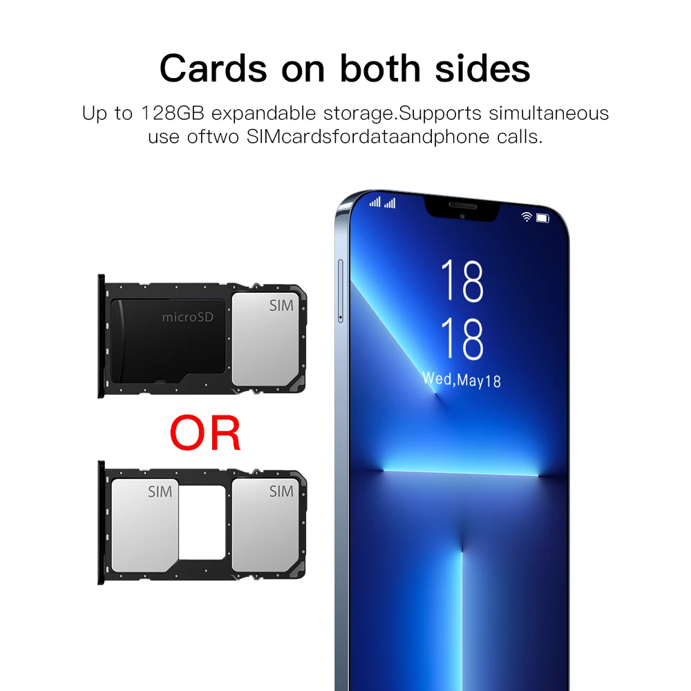 Teléfono Inteligente Original I 13 Pro Max,Smartphone Con Android,7,5 Pulgadas,16gb + 512gb,10 ...